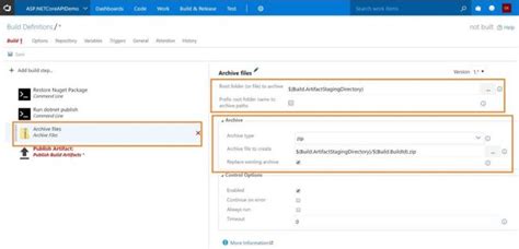 Continuous Integration Of Aspnet Core Api Application In Vsts