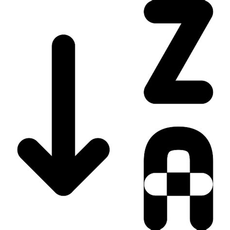 text sort descending icon svg png free download