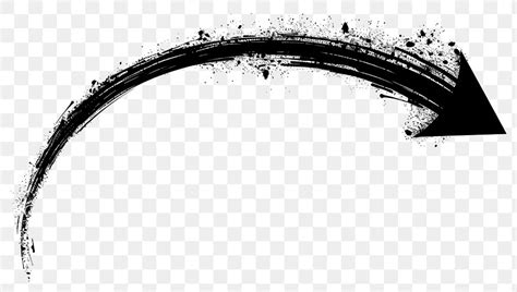 Png Curve Arrow Vector Black Free Png Rawpixel