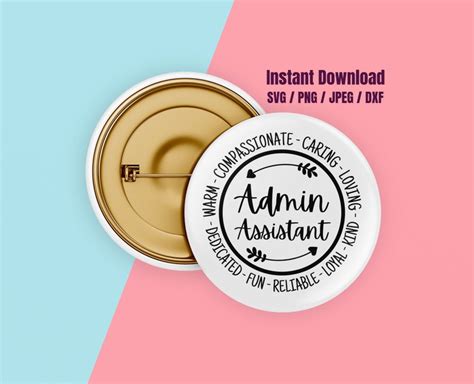 Admin Assistant Svg Admin Svg Secretary Svg Receptionist Etsy
