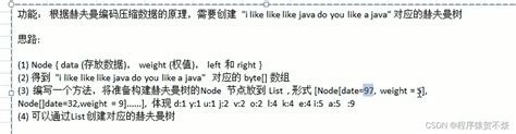 赫夫曼数的创建和赫夫曼编码 csdn博客