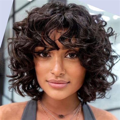 Curly Long Bob Haircut