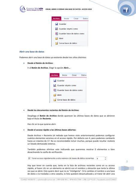 CREAR ABRIR O CERRAR UNA