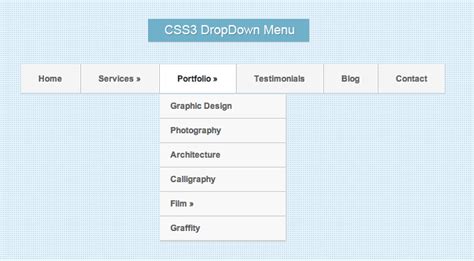Dropdown Menüs 20 Demos Von Simpel Bis Schick Inklusive Download Und