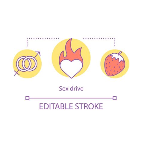 Sex Drive Concept Icon Libido Idea Thin Line Illustration Sexual Desire Passion Burning