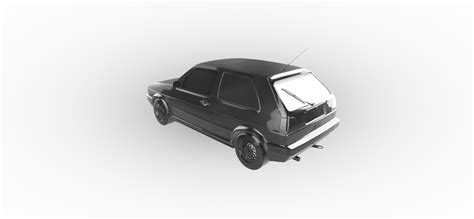 Stl File Volkswagen Golf Gti Ii 1992・3d Printing Template To Download・cults