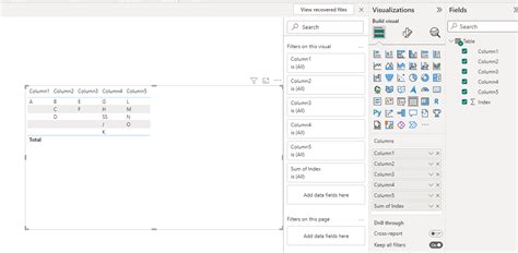Solved Show Columns In A Table Independent Of Each Other Microsoft