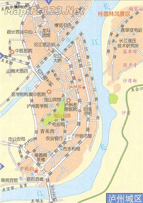 泸州市区地图 泸州市地图查询