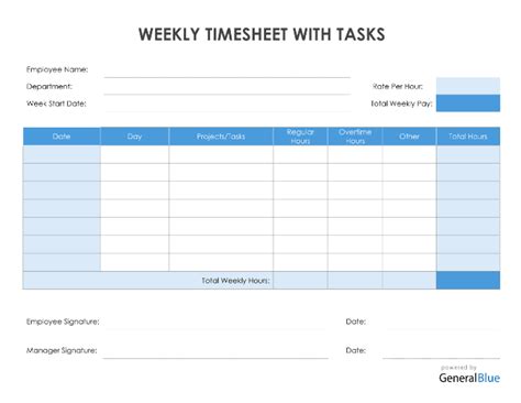 Timesheet Template Google Sheets Free