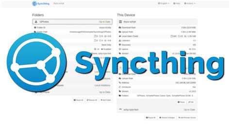Found This Guide Was Useful To Setup Syncthing How To Sync All Your Stuff With Syncthing