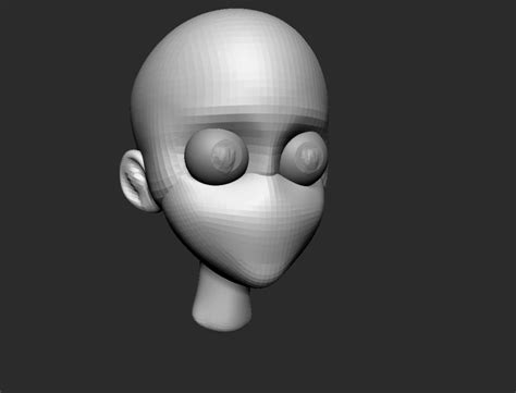 3d Cartoon Head Shapes