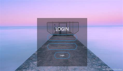 使用html css设计简单登录界面 css中设计登录页面后怎么打开首页 csdn博客