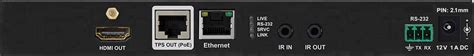 Lightware DP TPS TX DisplayPort RS IR Ethernet HDBaseT Over Twisted Pair Transmitter