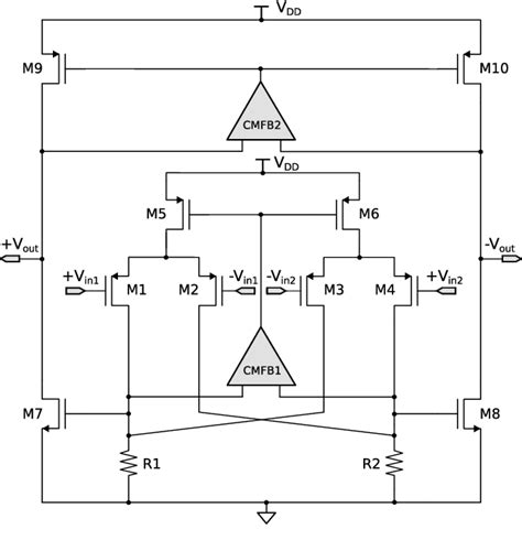 Figure 2 From Fully Differential Difference Amplifier For Low Noise Applications Semantic Scholar
