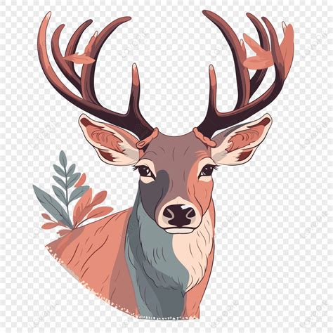사슴 뿔 벡터만화클립 아트상표 Png 일러스트 무료 다운로드 Lovepik