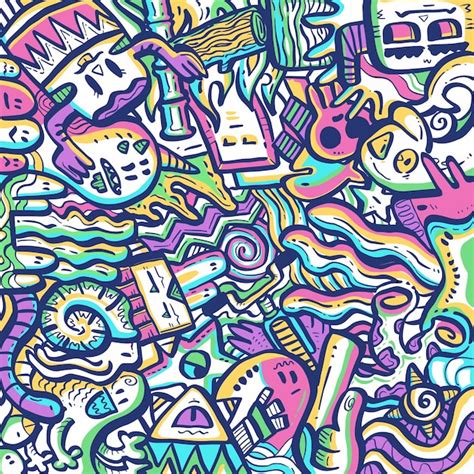 Premium Vector Illustration Of Seamless Doodle Pattern