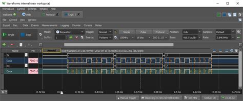 Waveforms Logic Analyzer Color Test And Measurement Digilent Forum