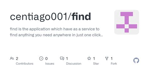 Github Centiago001find Find Is The Application Which Have As A Service To Find Anything You