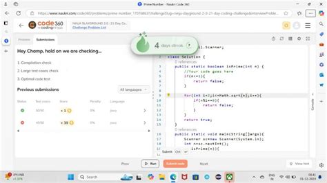mounika tati on linkedin codingninjas ninjasslayground