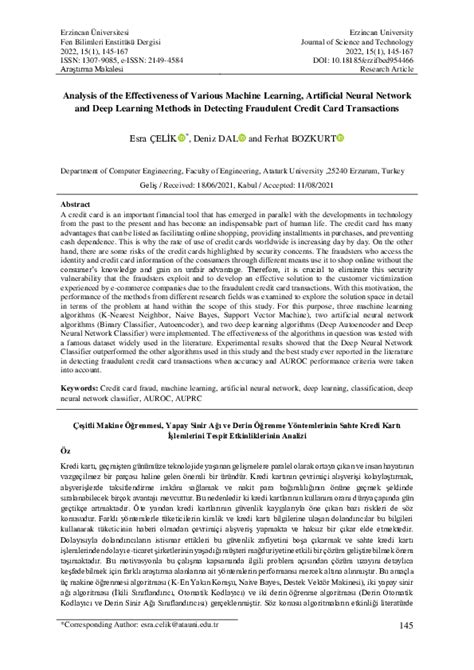 Pdf Analysis Of The Effectiveness Of Various Machine Learning