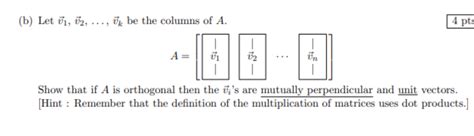 Solved A Matrix A Is Called Orthogonal If AT A In A Chegg