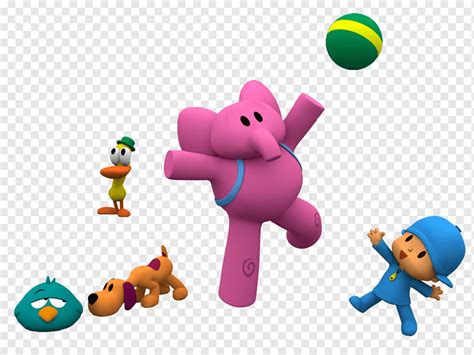 Pocoyo Pato Elly Wallpaper
