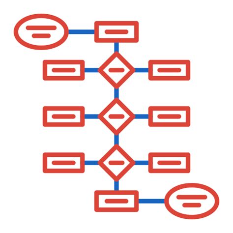 Flowchart Generic Color Outline Icon