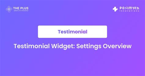 Testimonial Widget Settings Overview The Plus Addons For Elementor