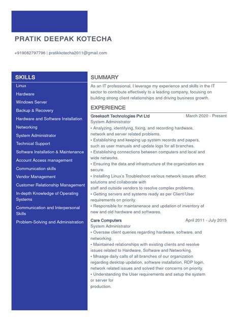 System Admin Pdf System Administrator Computer Network