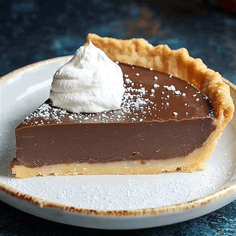Tarte Au Chocolat Au Lait Irrésistible Et Facile