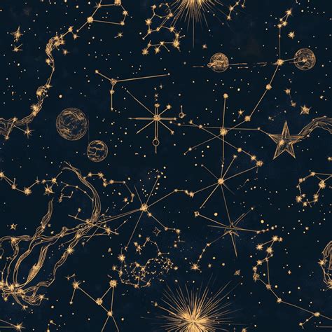 Constellation Wallpaper Space Wallpaper Black And Gold Blue Gold