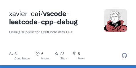 Github Xavier Caivscode Leetcode Cpp Debug Debug Support For