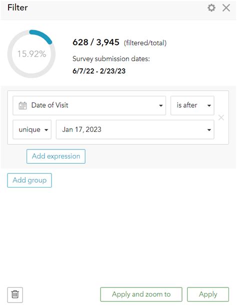 Solved Survey123 Online Data Tab Not Filtering Date Or Da Esri