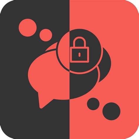 Message Encryption Red Inverse Icon 39482597 Vector Art At Vecteezy
