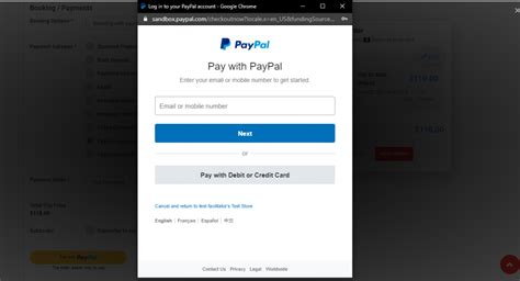 PayPal Express Checkout WP Travel