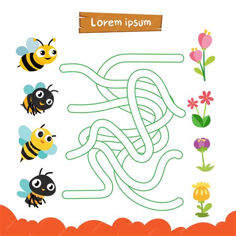Premium Vector Maze Game Vector Design