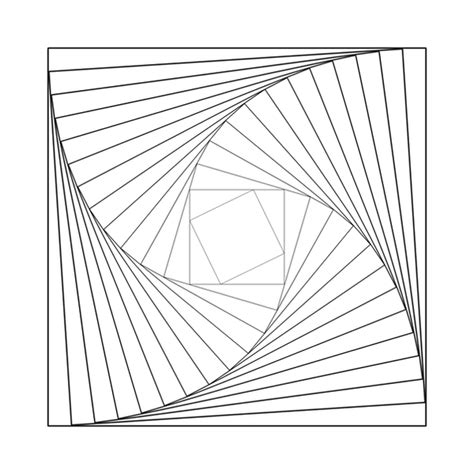 Square Spiral By Geo Met Me On Deviantart