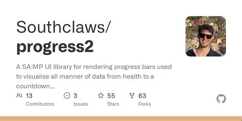 github southclaws progress2 a sa mp ui library for rendering progress bars used to visualise