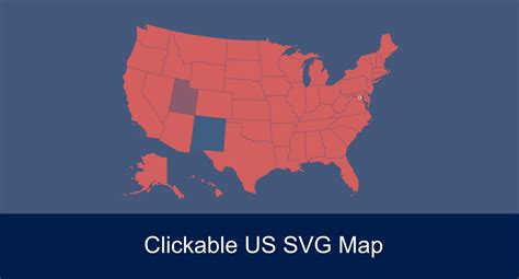 Clickable US SVG Map Pluginette
