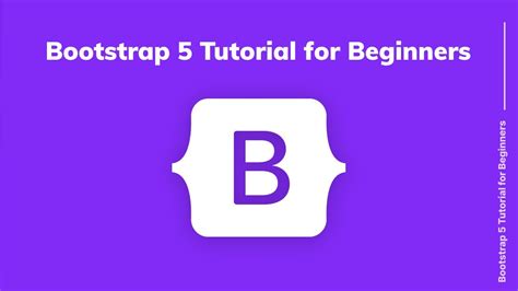Overview Installation Bootstrap 5 Tutorial YouTube