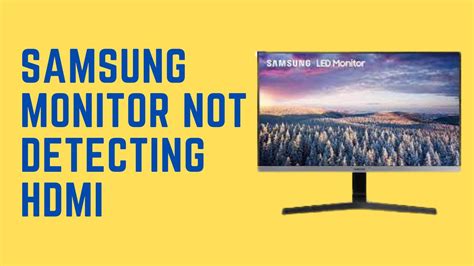 Samsung Monitor Not Detecting Hdmi 13 Guaranteed Fixes Monitors Hype