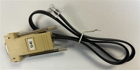 Programming Cable Rj12 To Rs232 Salcom