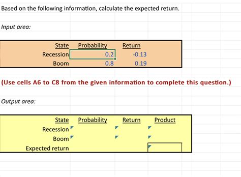 Solved Use Cells A To C From The Given Information To Chegg Com