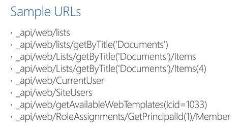 Understanding The Rest Api Of Sharepoint 2013 Pptx Programming Languages Computing