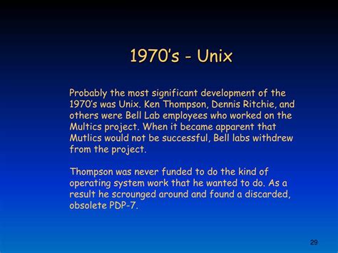 Ppt A Brief History Of Operating Systems Powerpoint Presentation