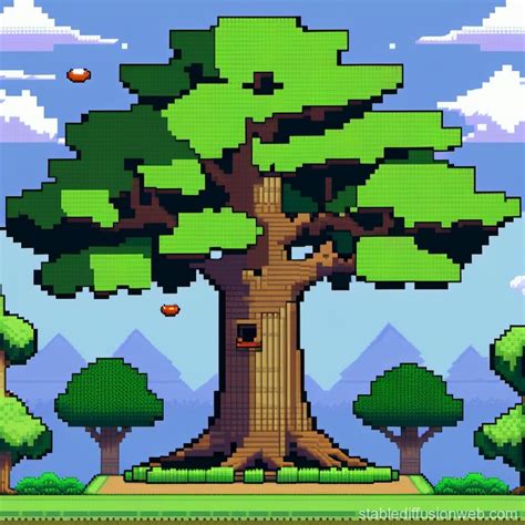 Pixel Art Tree Pokémon style Stable Diffusion Online