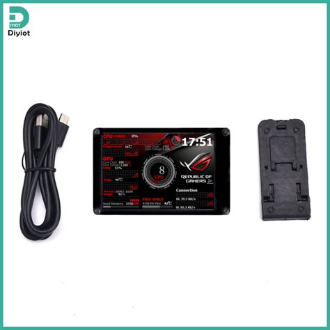 READYDiyiot Inch IPS USB Mini Screen AIDA PC CPU RAM HDD Data Monitor Computer