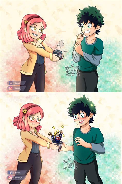 Deku X Hatsume Mei By Sleepyedwolf On Deviantart