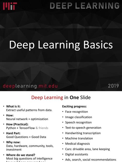 Deep Learning Basics Concepts Pdf Artificial Neural Network Deep Learning