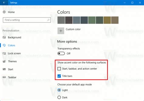 Enable Colored Title Bars But Keep Taskbar Black In Windows 10